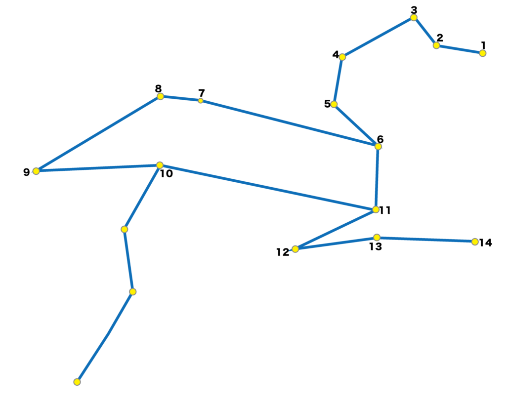 点つなぎ 星座「しし座」 | 無料プリント教材｜おうち学習キッズ